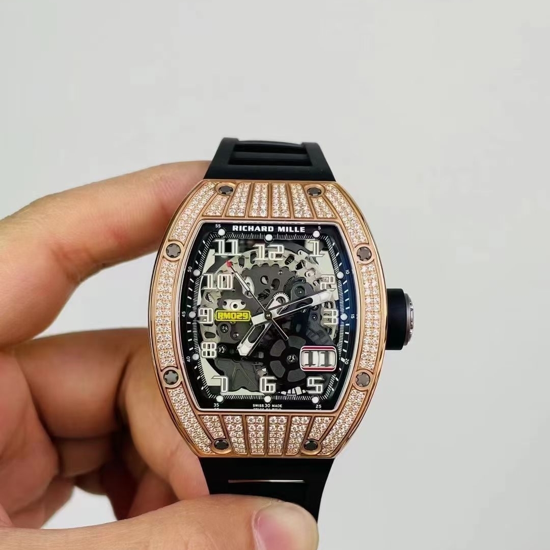 Richard Mille RM 029 AUTOMATIC WITH OVERSIZE DATE Skeleton Dial ...