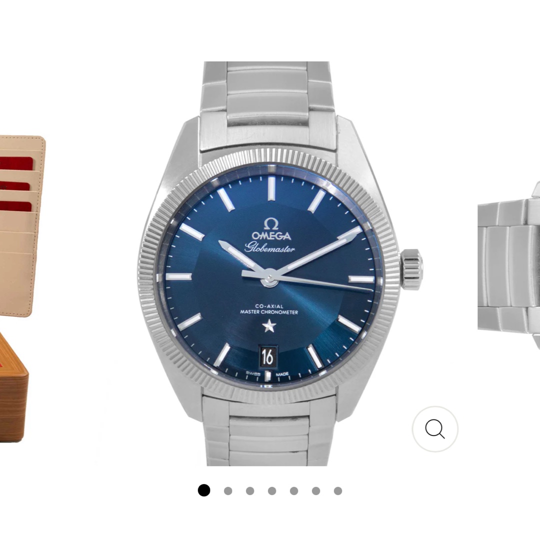 Omega Globemaster Blue Dial Steel Bracelet $545.00$ - Winder